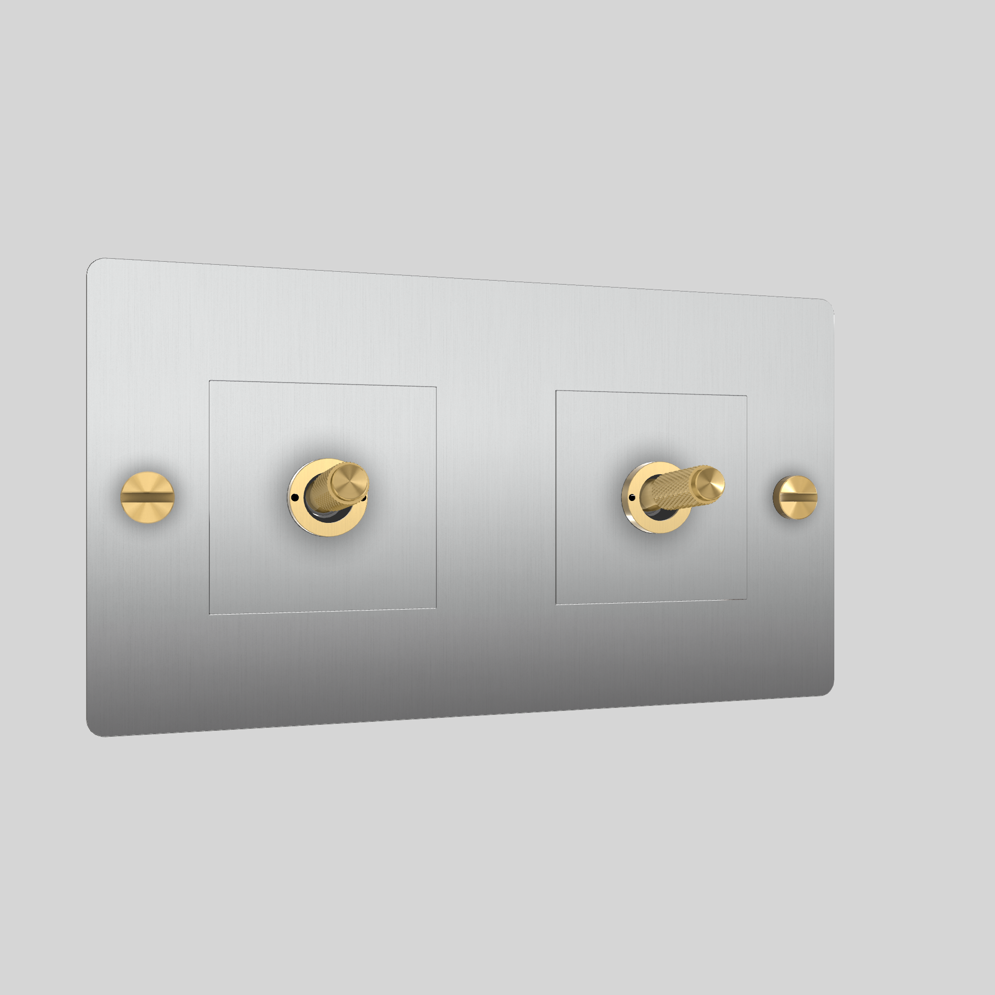 2G TOGGLE / WITHOUT LOGO / STEEL / BRASS